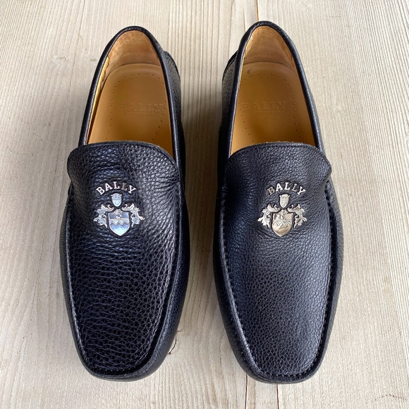 Bally | Shoes | Bally Wacres Driving Loafers With Crest Made In Italy ...
